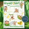 Train Reward Chart Kids Girl Boy Tracker Chore Encouragement Potty ...