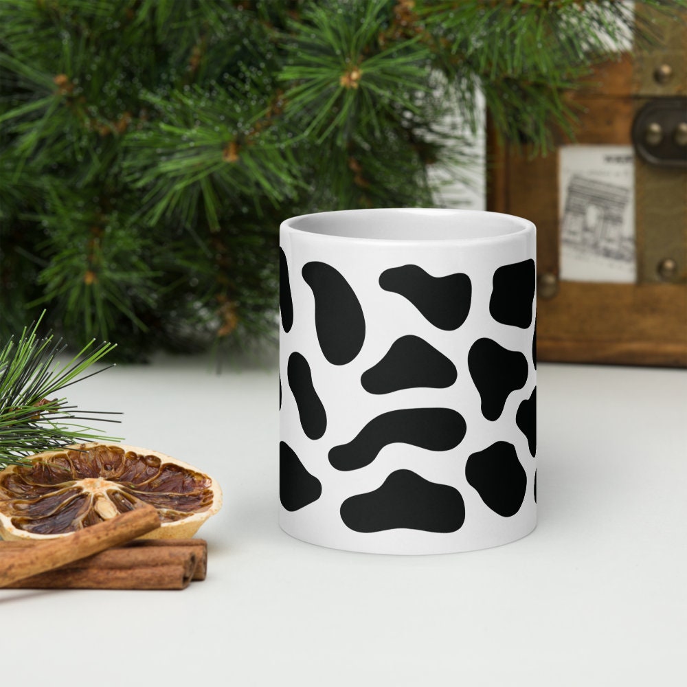 Cow Spots Coffee Mug, Cow Print, Coffee Mug, Gift For, Her, Work, Gift ...