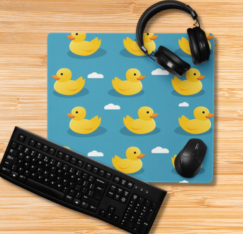 Rubber Duck Mousepad, Desk Protector, Desk Pad, Desk Mat, Computer ...