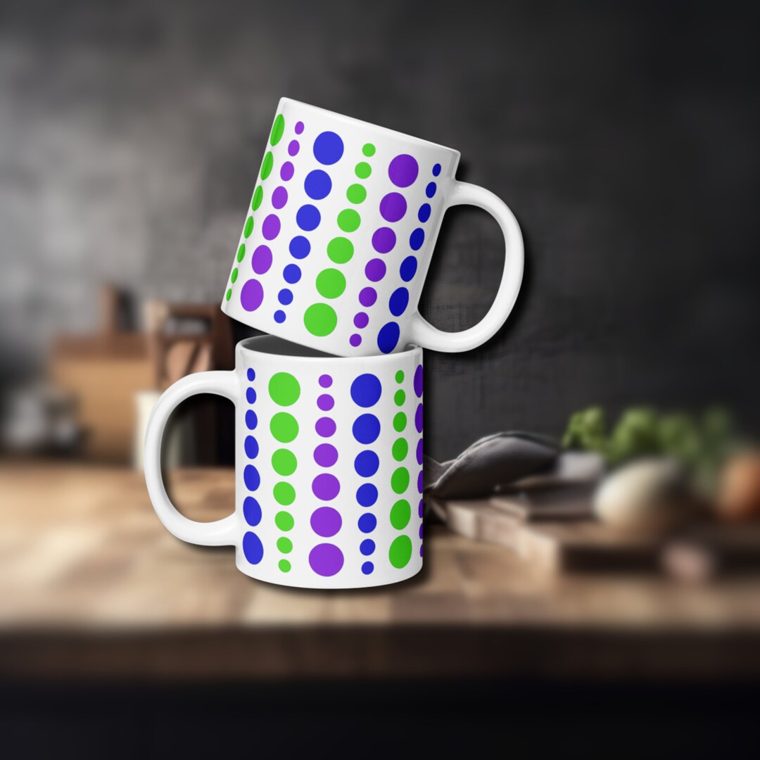 Polka Dot Coffee Mug Work From Home Coffee Mug Gift He, Gift 20 Oz ...