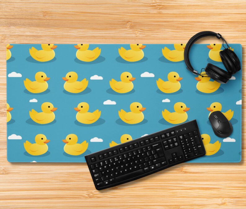 Rubber Duck Mousepad, Desk Protector, Desk Pad, Desk Mat, Computer ...