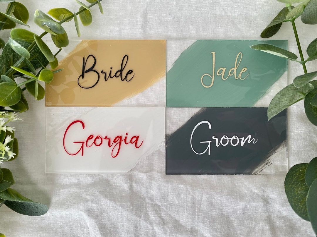 Table Names Wedding Place Names, Acrylic Place Names, Table Names ...