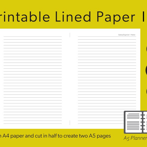 Printable Diary Pages Lined - Etsy