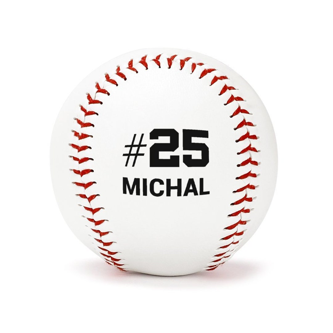 Personalized Baseballs Team Balls Photo League Balls Little - Etsy
