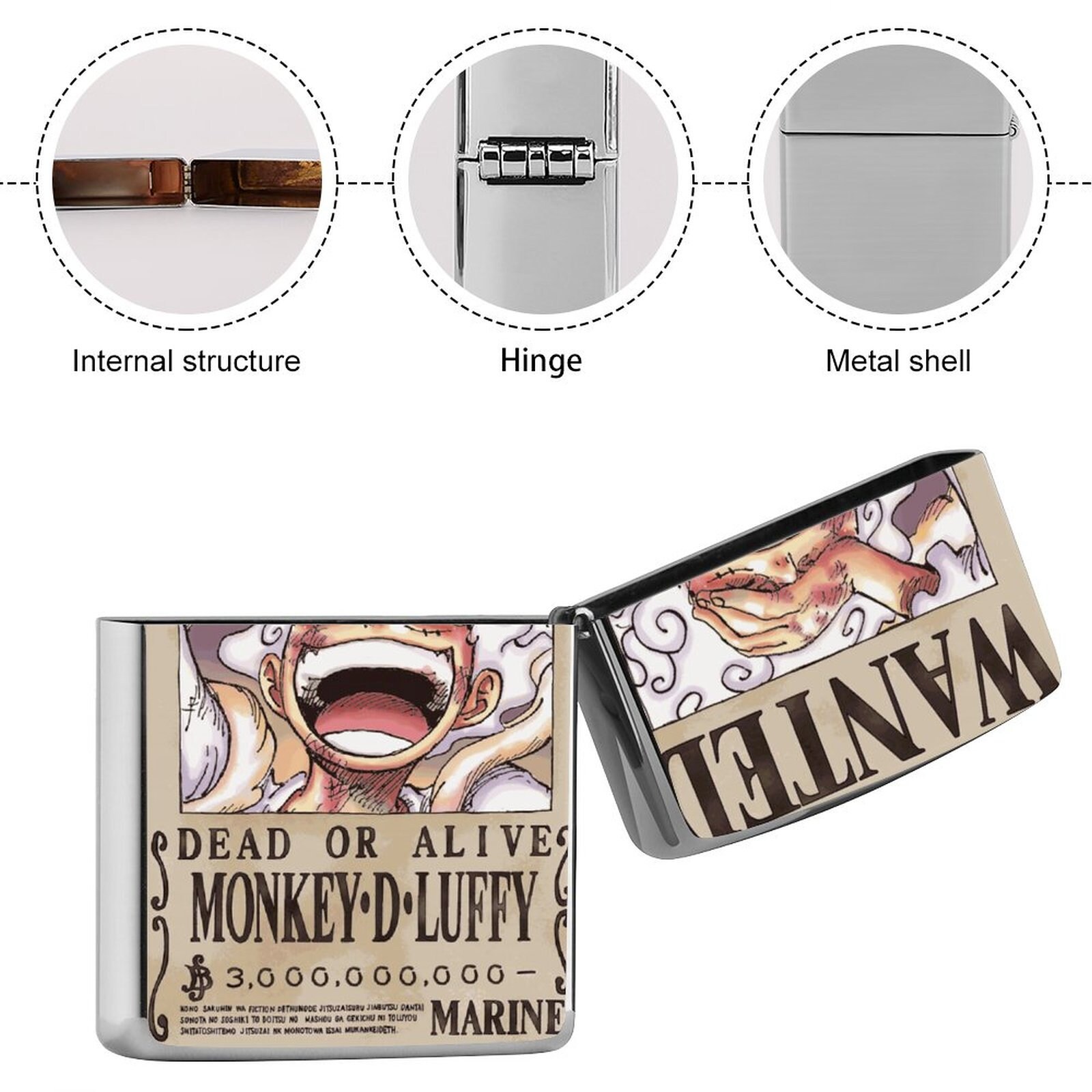One Piece Lighter Housings, Monkey, Anime Lighter Housing, Wanted ...
