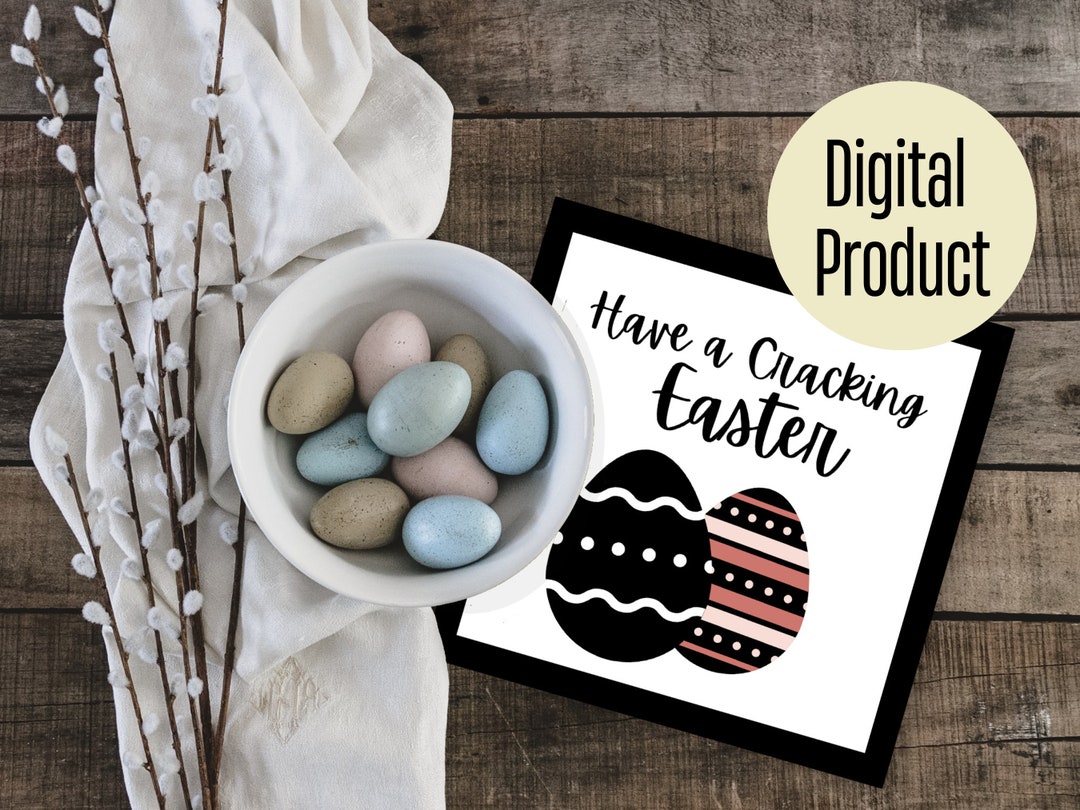 Have a Cracking Easter, Printable Easter Card, Happy Easter, Instant ...