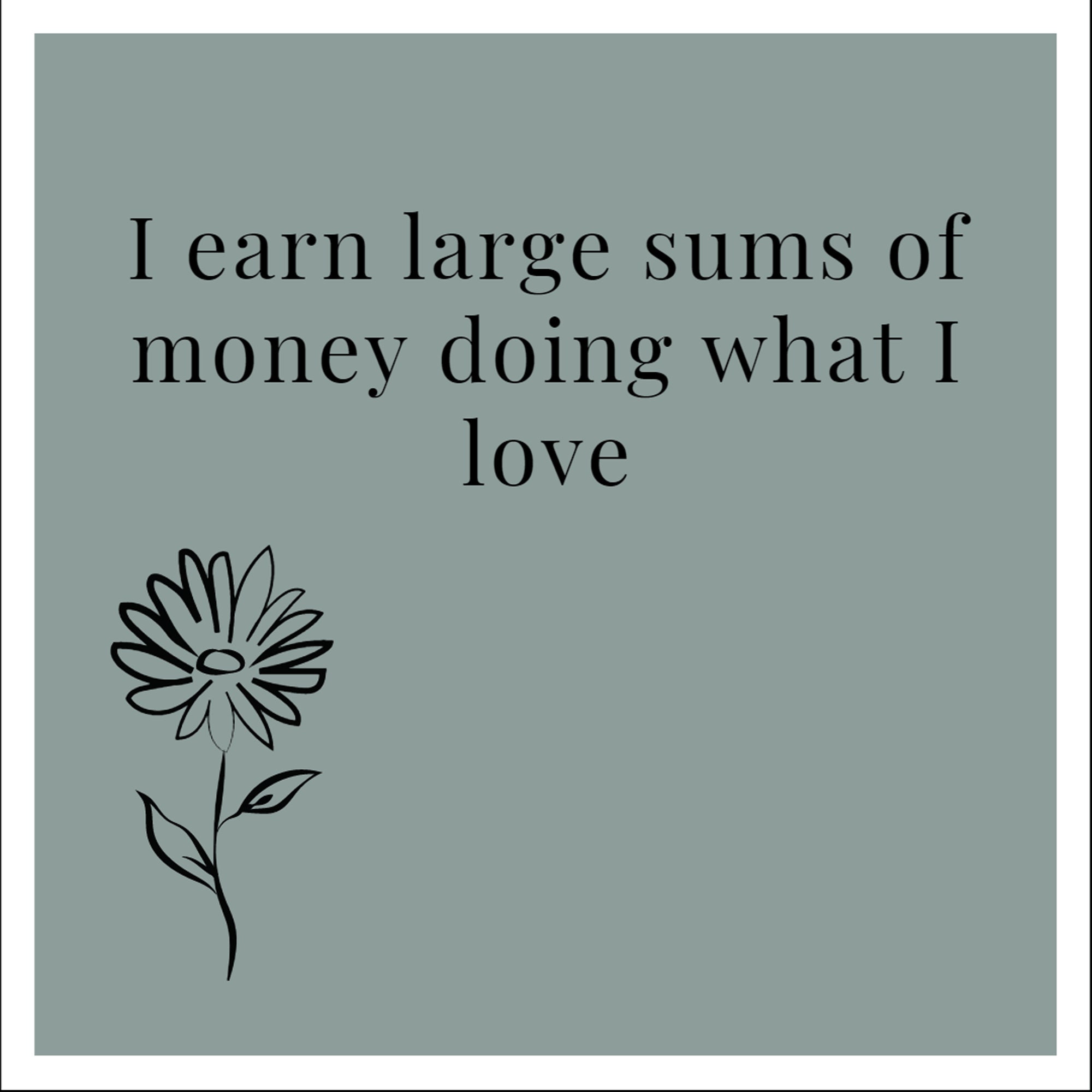 Printable Money Affirmation Cards Instant Download Law Of Attraction