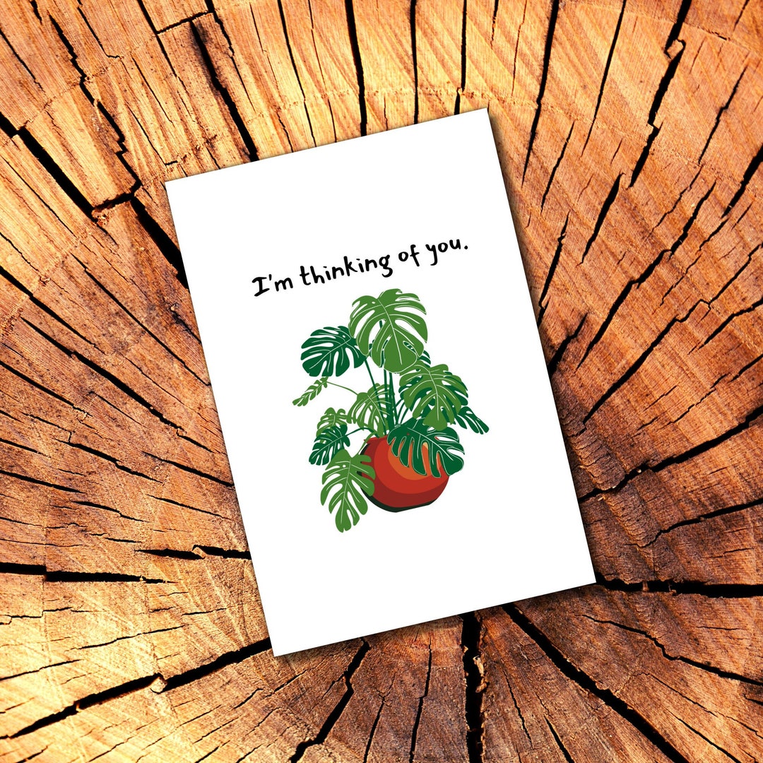 Thinking of You Card, Rooting for You, Funny Greeting Card, Puns Card ...