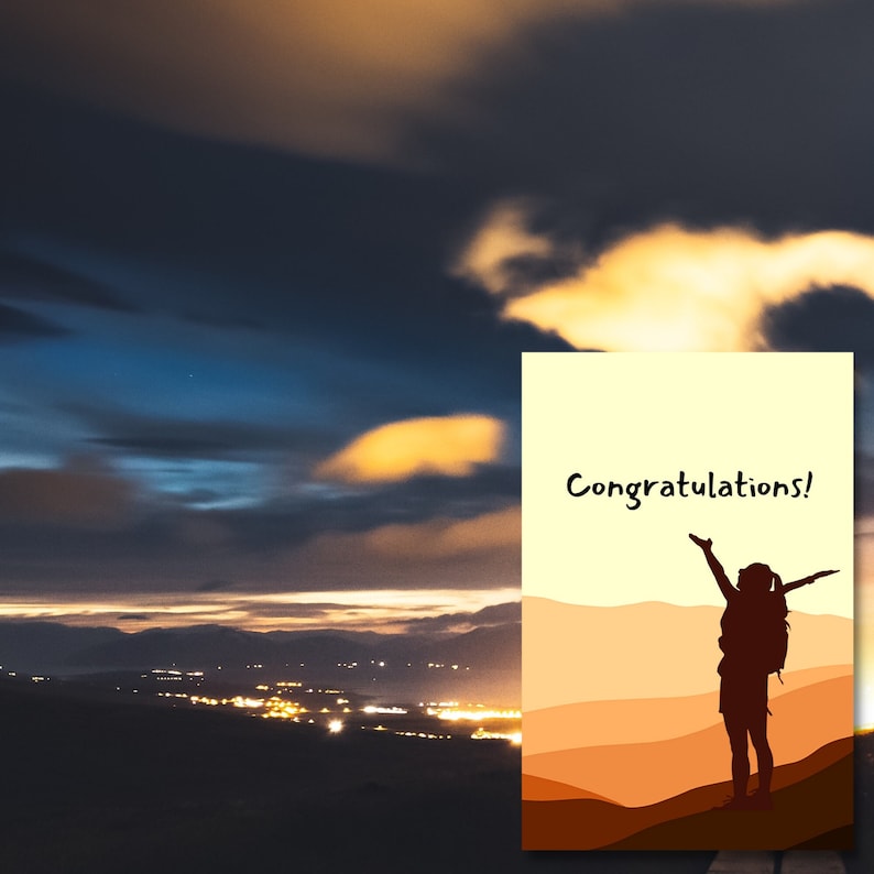 Congratulations Card, Success, Encouragement, Celebrate Achievements ...