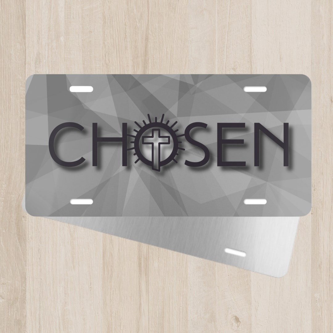 Christian License Plate, Chosen License Plate, Car Accessories, License ...