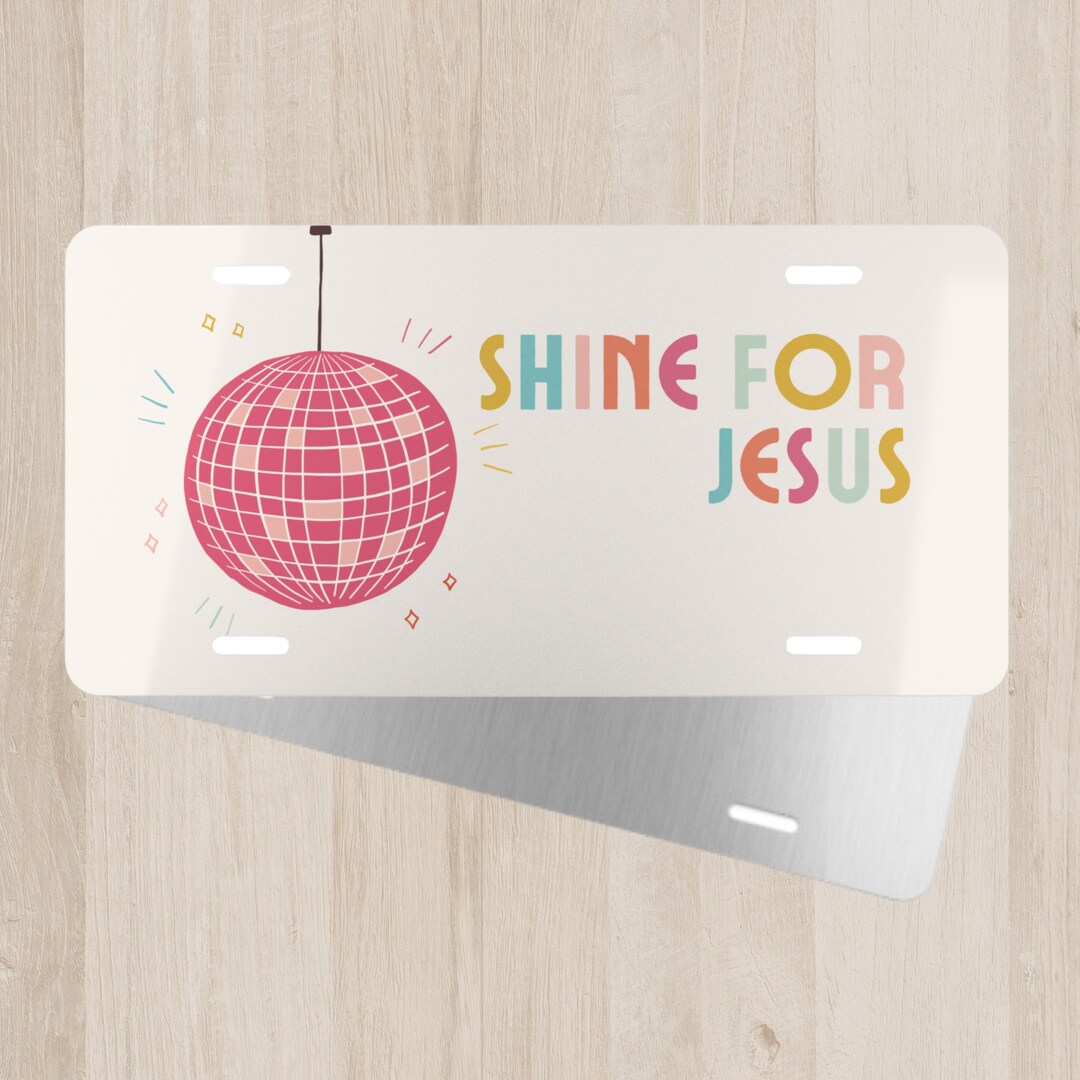 Christian License Plate, Retro Christian License Plate, Car Accessories ...