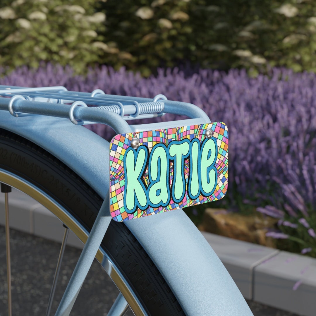 Mini License Plate, Retro Bike License Plate, Personalized Bike License ...