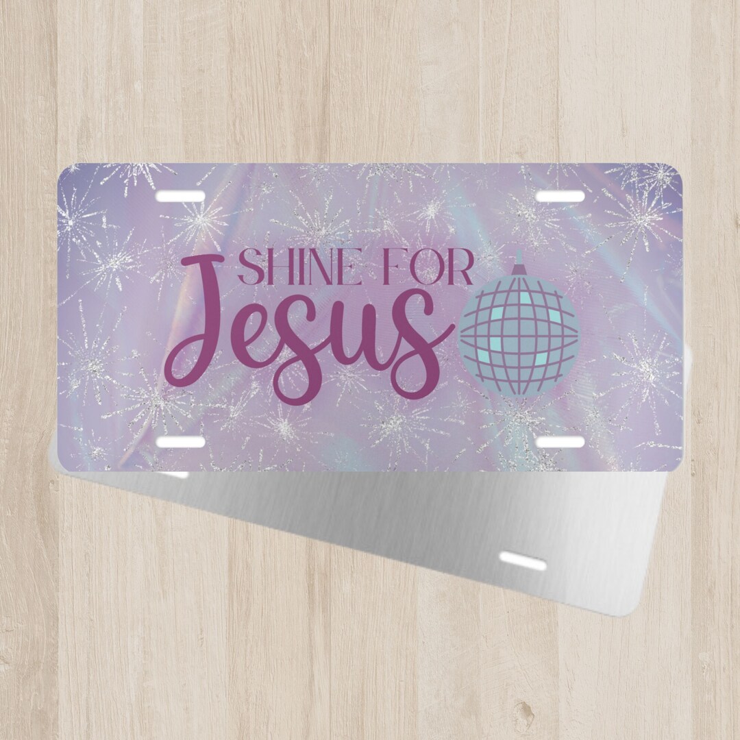 Christian License Plate, Retro Christian License Plate, Car Accessories ...