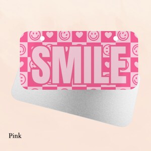 Mini License Plate, Smiley Face License Plate, Bike License Plate, Bike ...