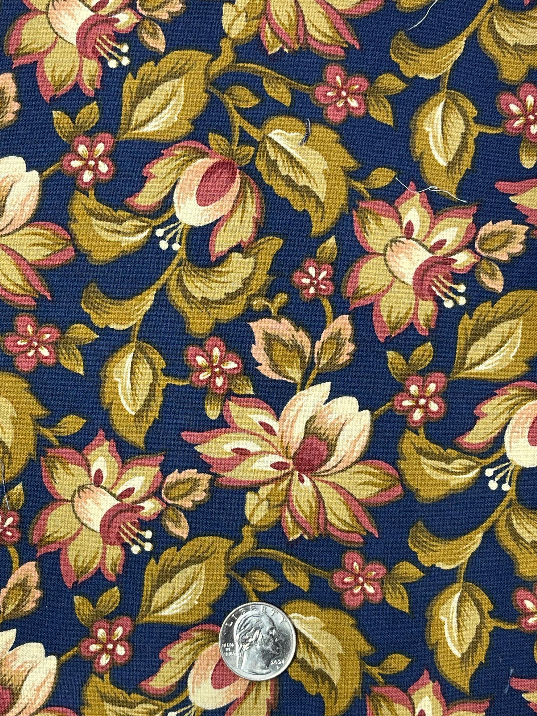 Vintage MODA Cotton Fabric- Designed by Linda Brannock and Jan Patek ...