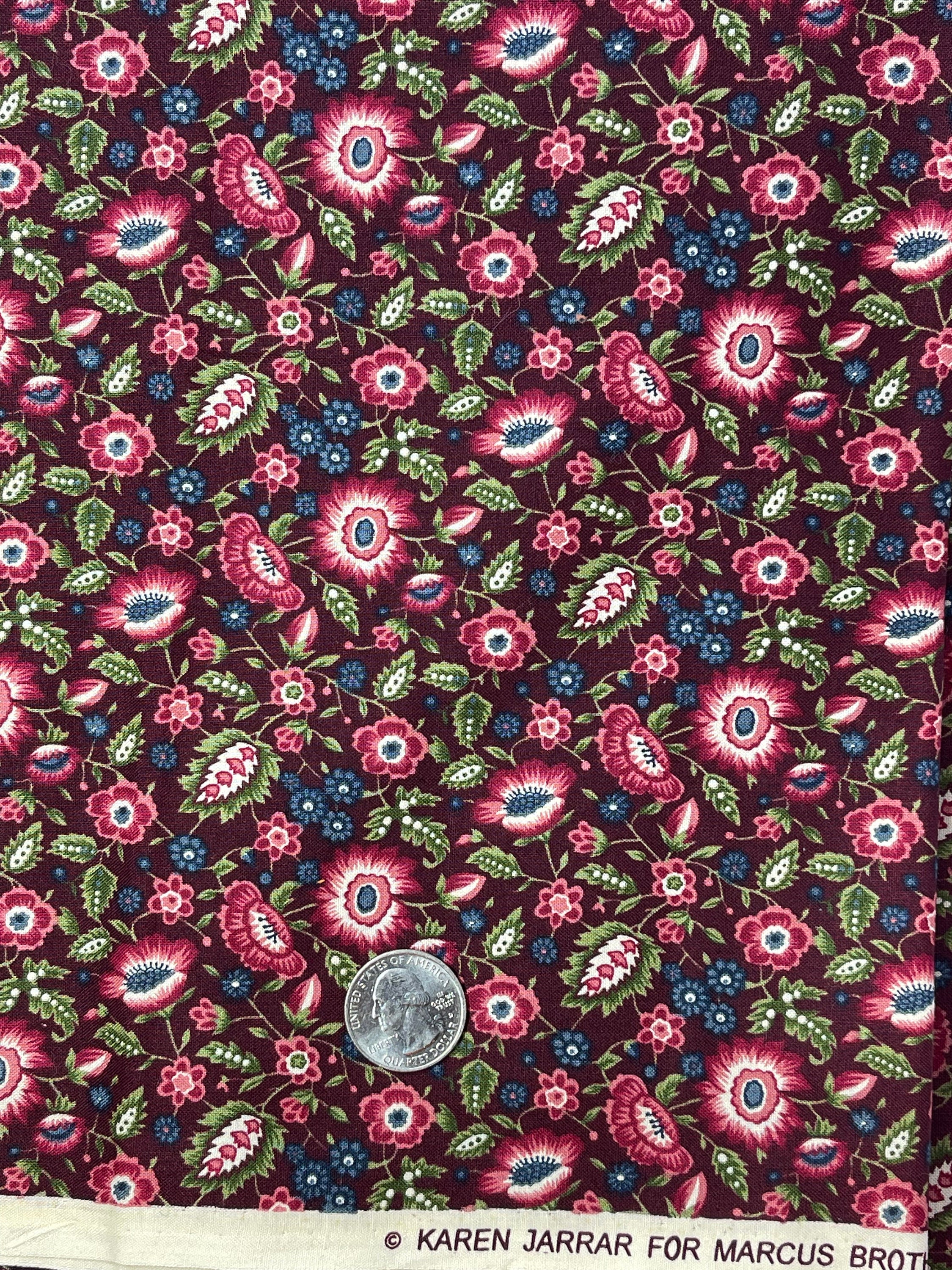 Quality Cotton Fabric - Designed by Karen Jarrar for Marcus Brothers ...