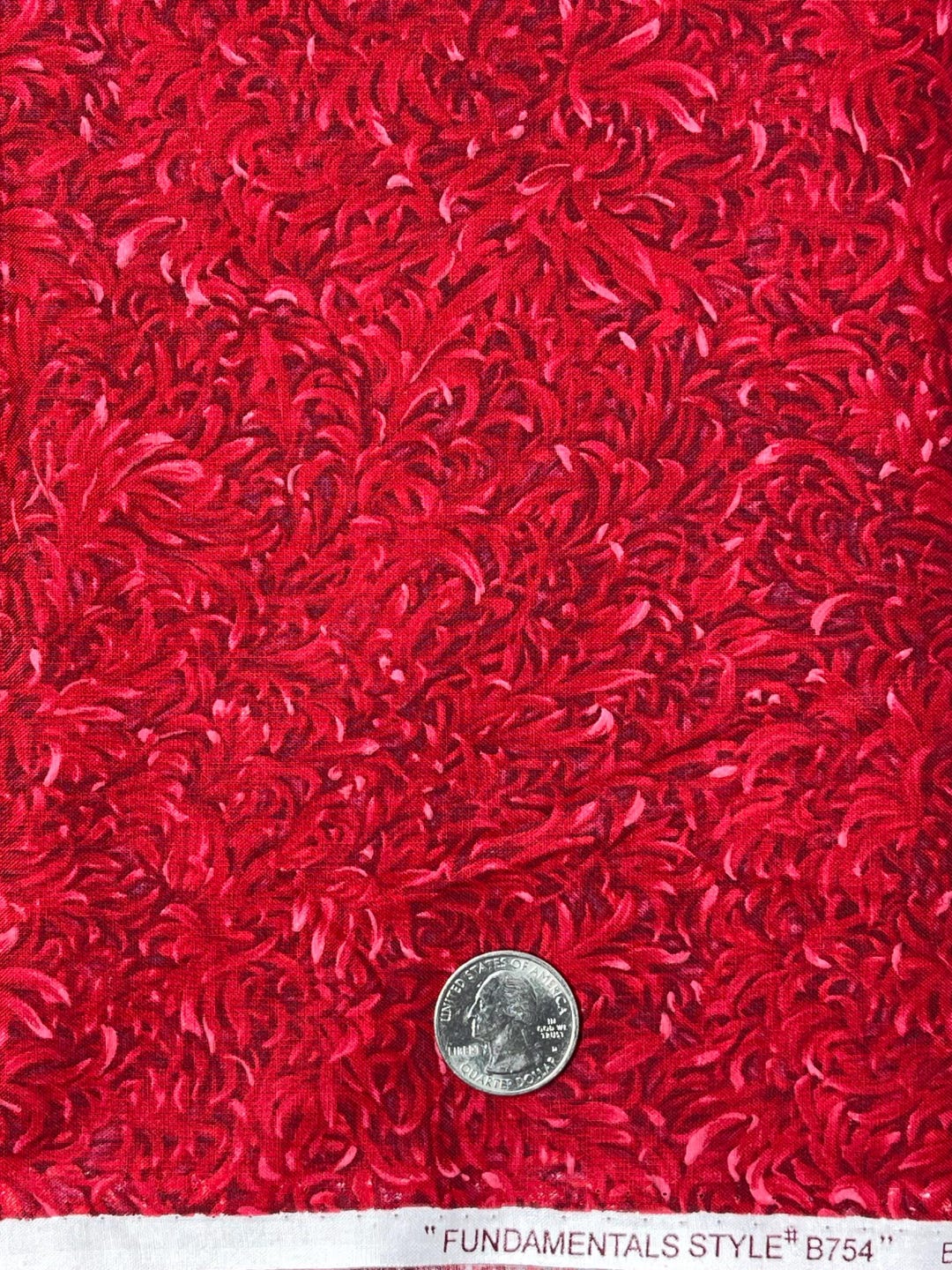 Fundamentals Style #754 by Hoffman California Fabrics- Bold Red ...