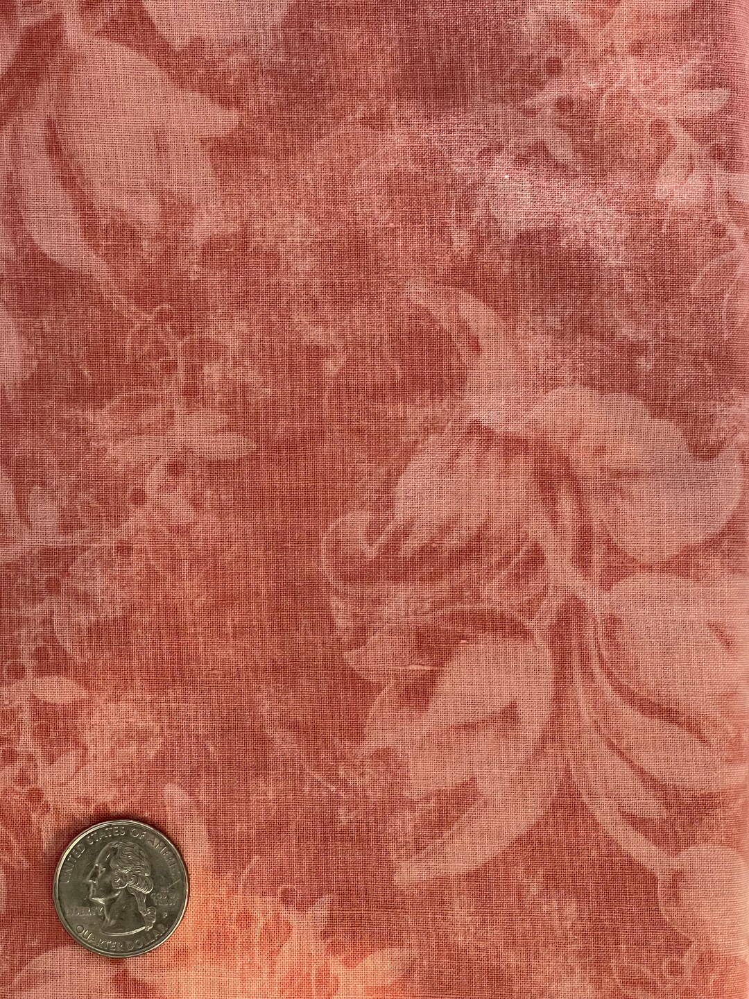 Dusty Rose Floral Beauty: 100% Moda Cotton by Robyn Pandolf - 1 Yard ...
