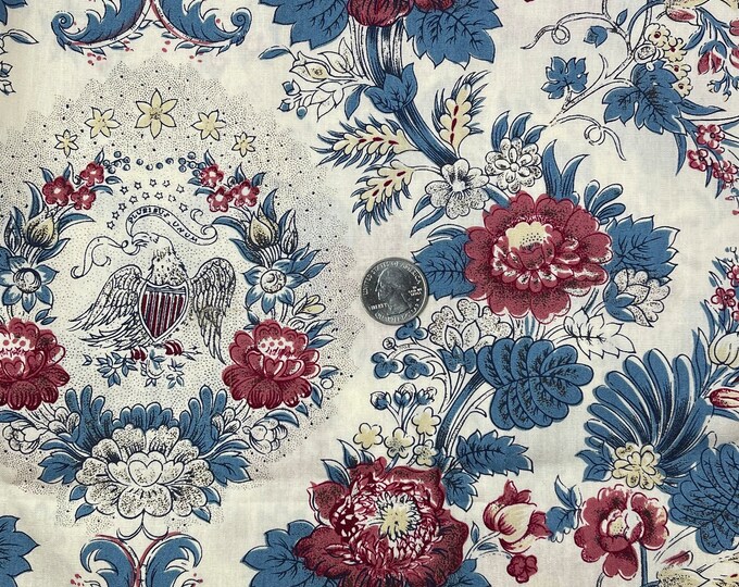 Moda's "georgetown" Cotton Fabrics- WOF 22 by 3 Yards Long-patriotic ...