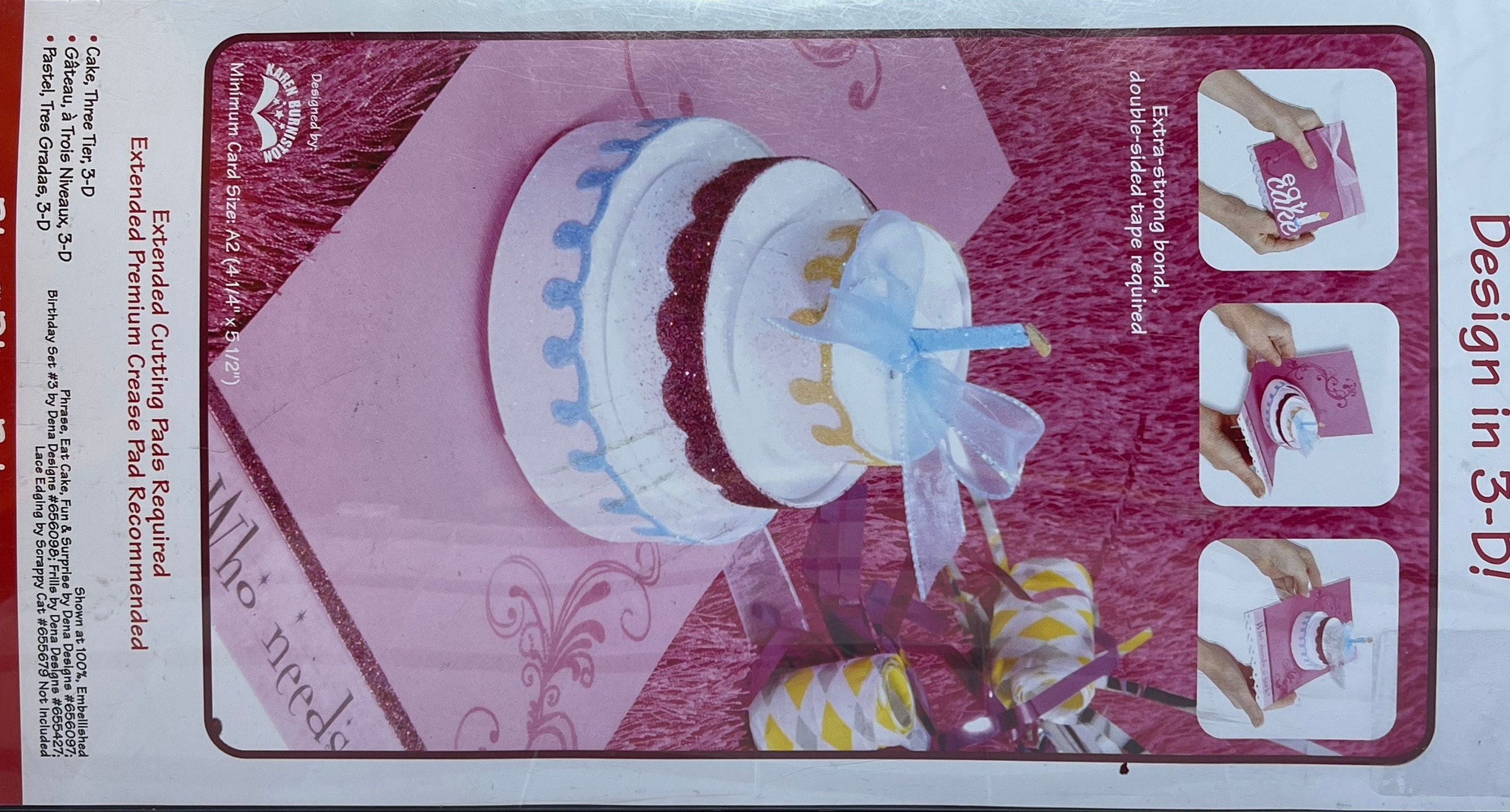 Sizzix Die #656025 - Bigz Die - "design in 3d" - Birthday Party Idea ...