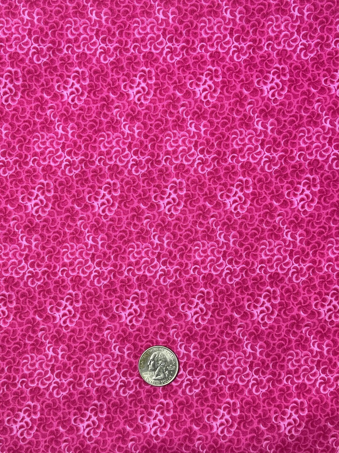Bold Colorful Shades of Pink Floral Cotton Fabric – 1 Yard X WOF 44 ...