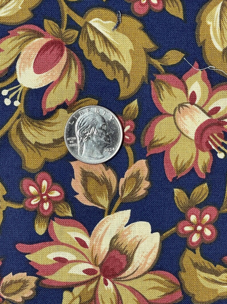 Vintage MODA Cotton Fabric- Designed by Linda Brannock and Jan Patek ...