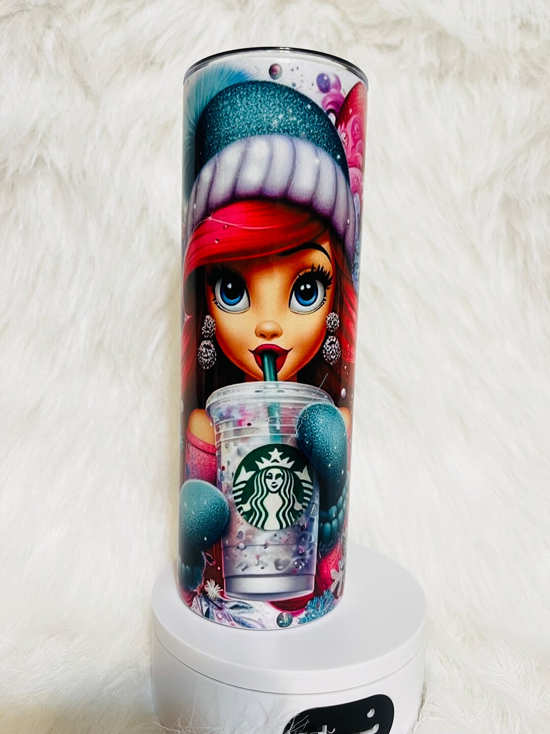The Little Mermaid Starbucks Tumbler. Ariel. - Etsy