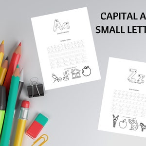 Trace the Alphabet, Tracing Letters, Learning How to Write Letters ...