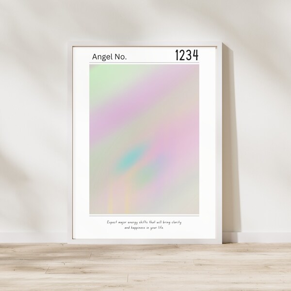 Number Poster - Etsy