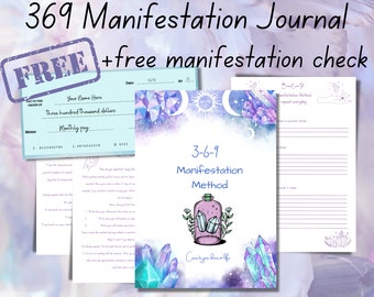 369 Manifestation Printable Journal Page Unlock the Power - Etsy