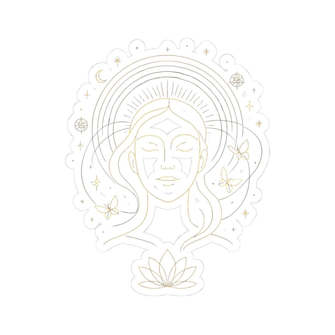 Mystic Woman Illustration Sticker | Kiss-cut Sticker - Etsy