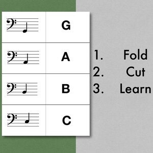 Musical Notes and Symbols Flashcards - Printable - Learn Music Notation ...