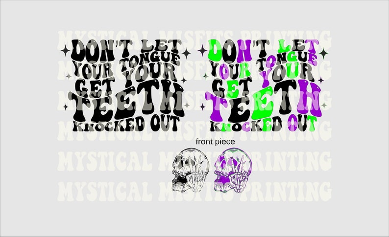 Teeth Knocked Out PNG/SVG File Download - Etsy