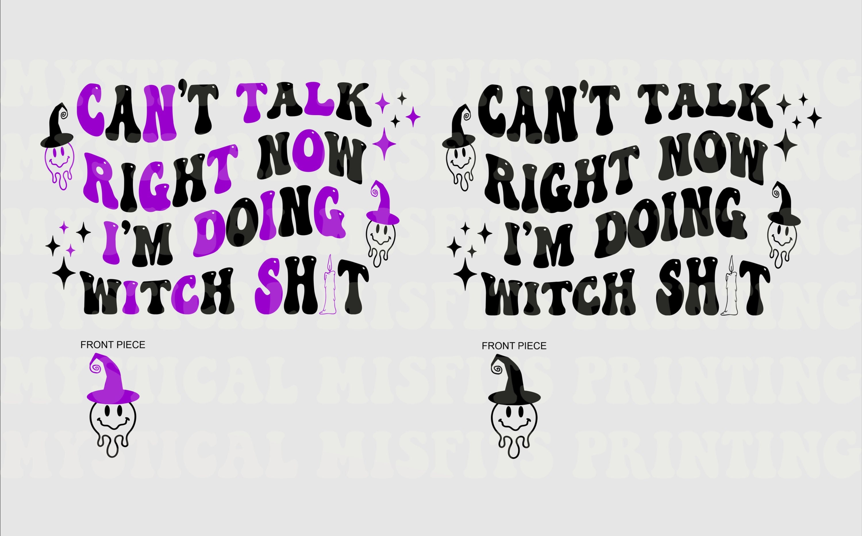 Can't Talk Doing Witch Sht PNG/SVG File Download - Etsy