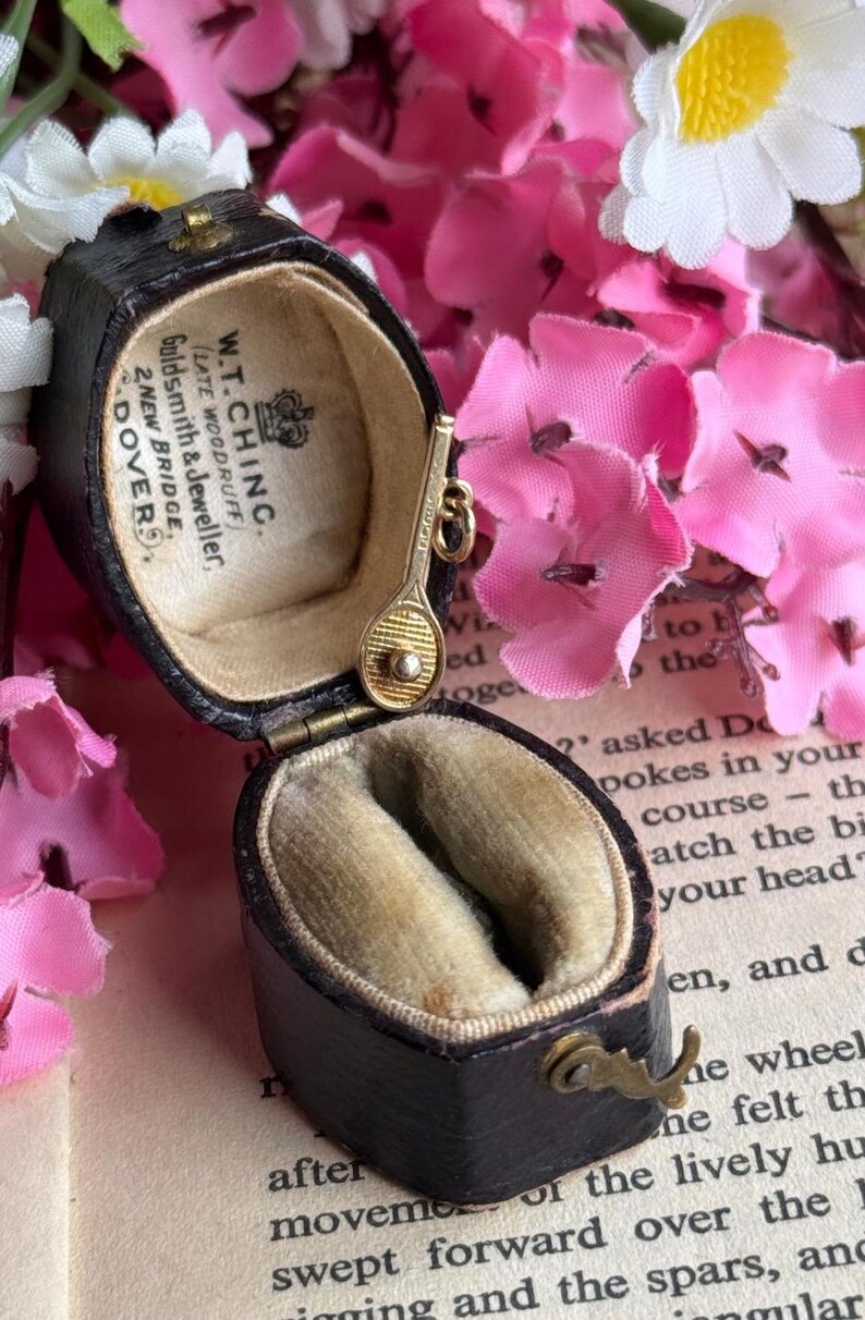 Vintage Tiny 9ct Gold Tennis Racket Charm Cropp & Farr - Etsy UK