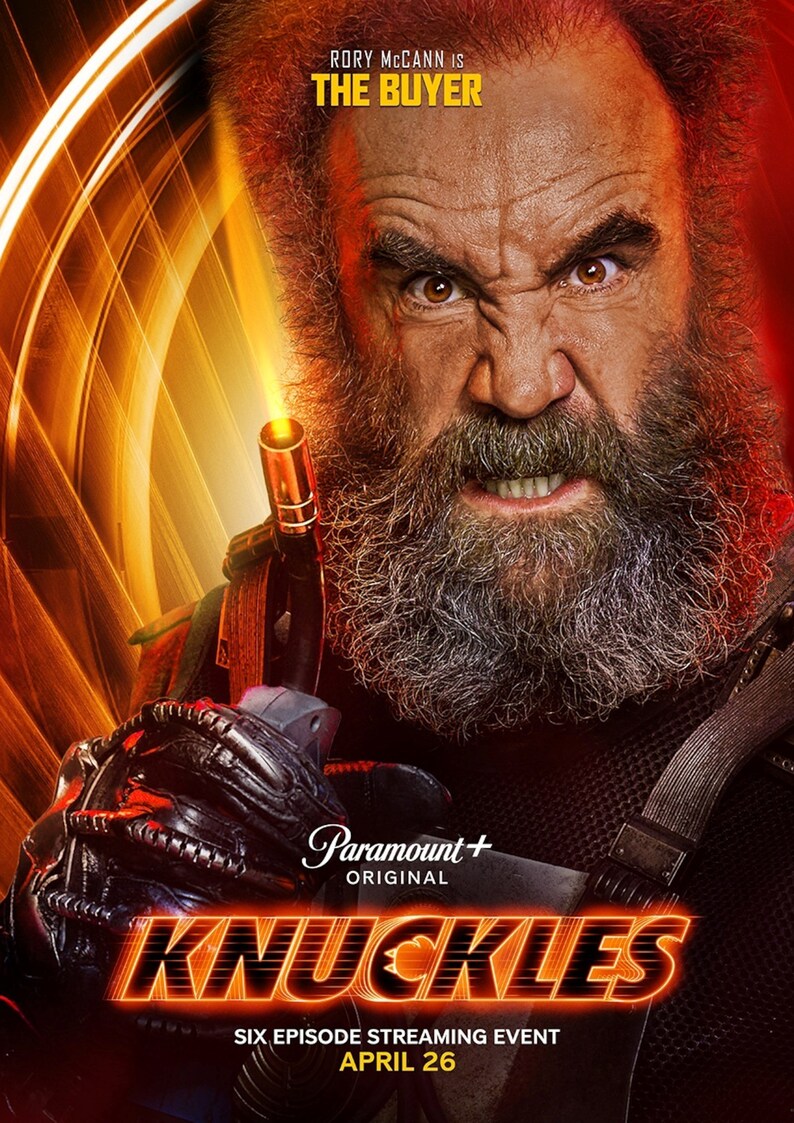 11 X Knucles Tv Show Poster 2024 Digital Download Sonic Tails Sonic the ...