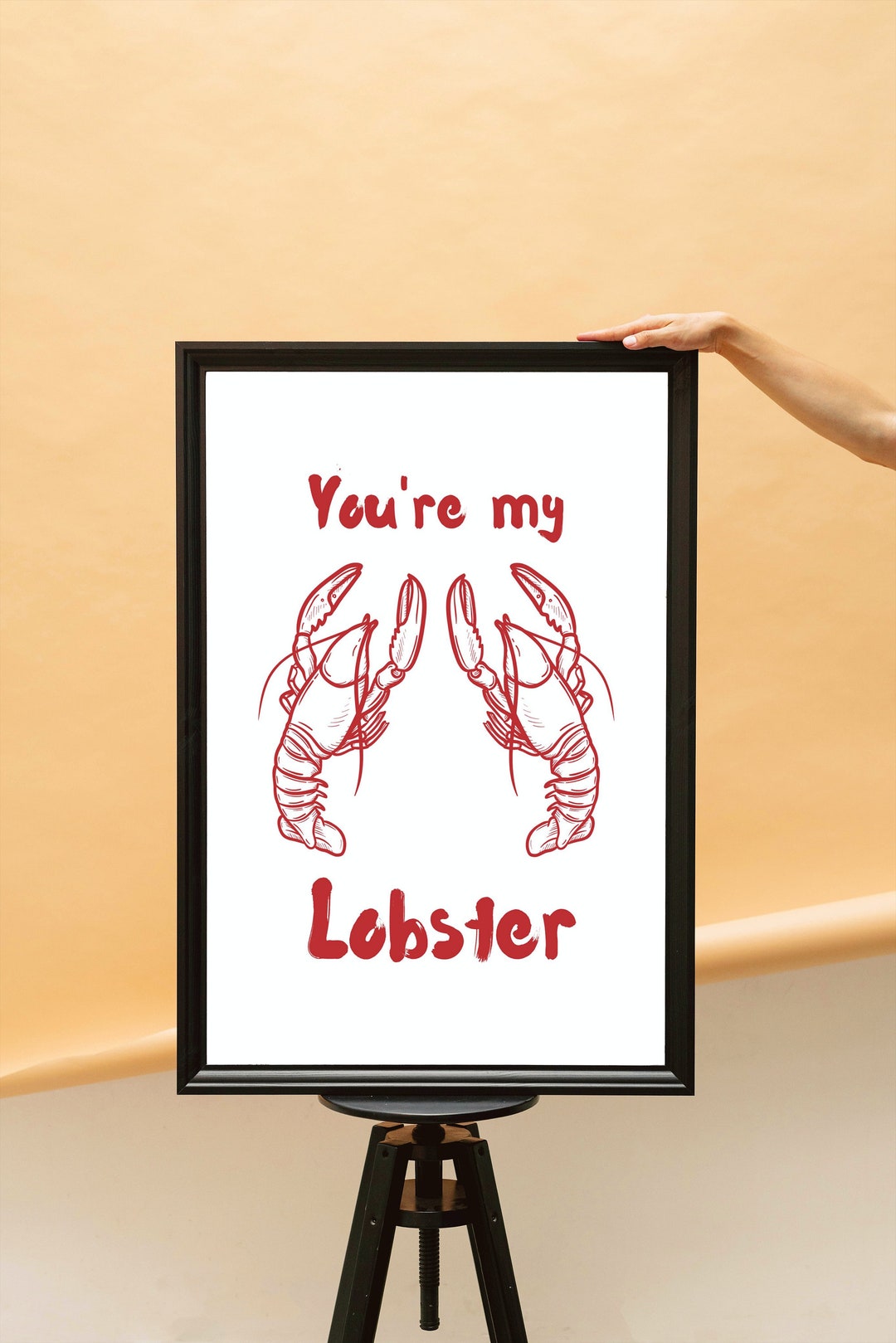 You're My Lobster Quote, Printable Wall Art, Digital Download, Home ...