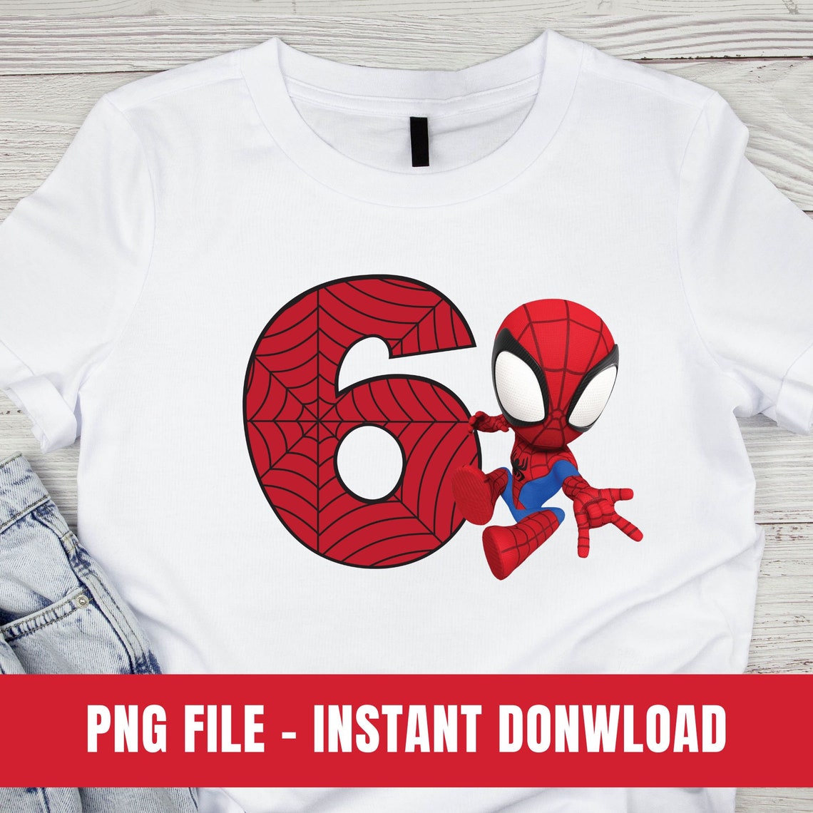 6th Spider Birthday Boy PNG, Birthday Boy Png, Birthday Clipart Png ...