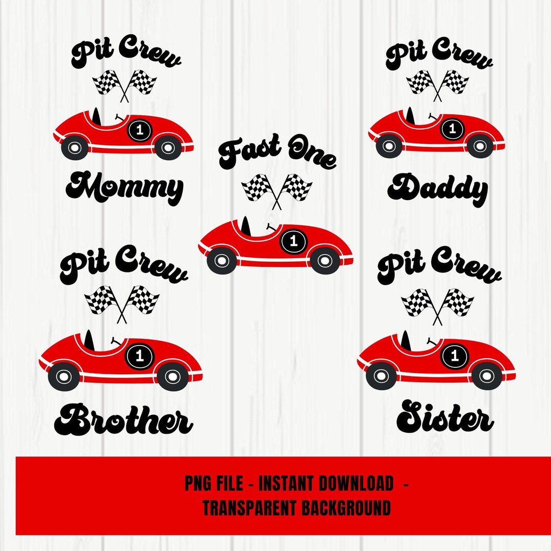 Matching Family Fast One Birthday PNG, Race Car Birthday Png, First ...