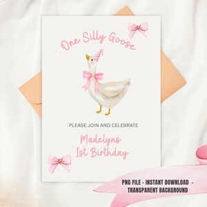 Silly Goose Birthday Bow PNG Clipart , One Silly Goose Birthday Clipart ...