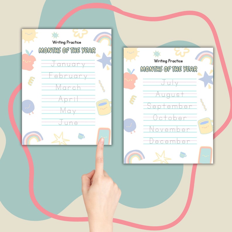 Trace Days of the Week Printable Worksheet Days Name Tracing Activity ...