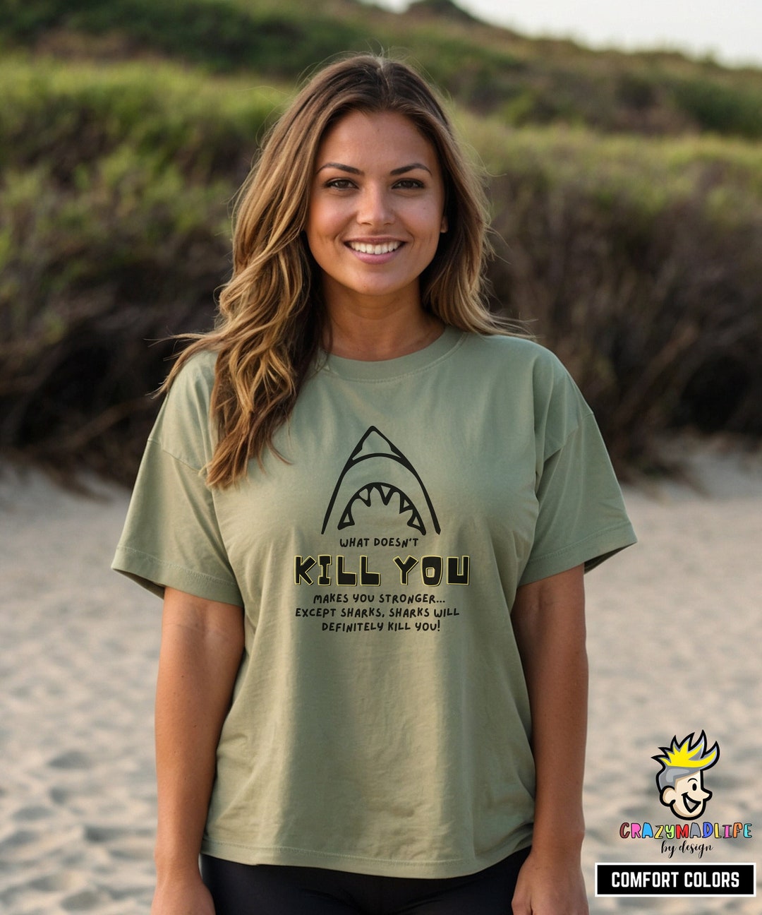 Shark Shirt, Shark Tshirt, Shark Gifts, Comfort Colors T-shirt, Funny ...