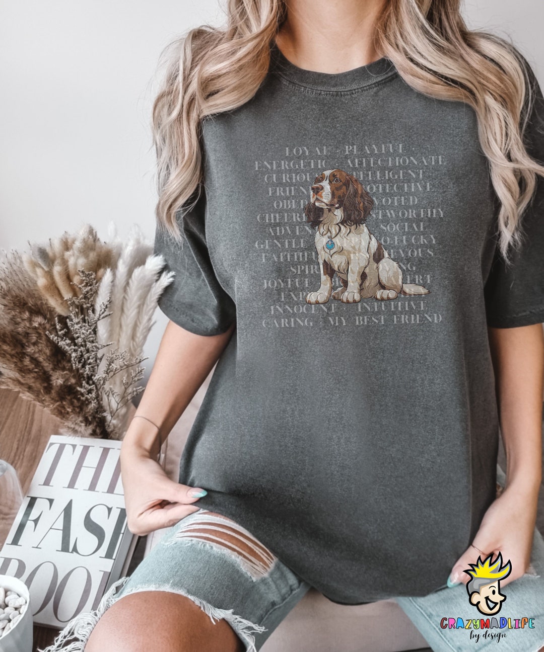 Springer Spaniel Shirt, Springer Spaniel Tshirt for Women, Springer T ...