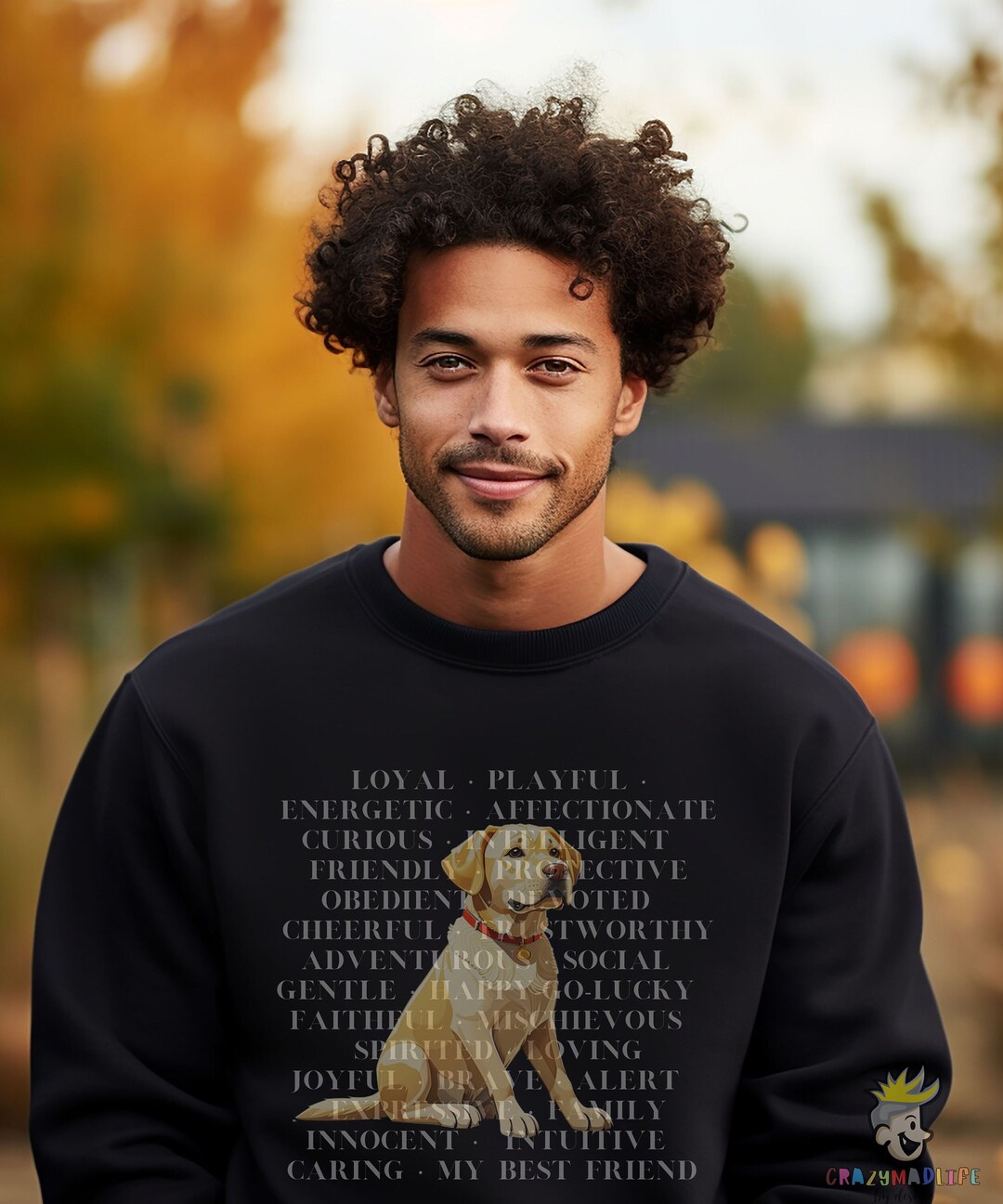 Labrador Gifts for Dog Mom, Yellow Labrador Shirt, Labrador Sweatshirt ...