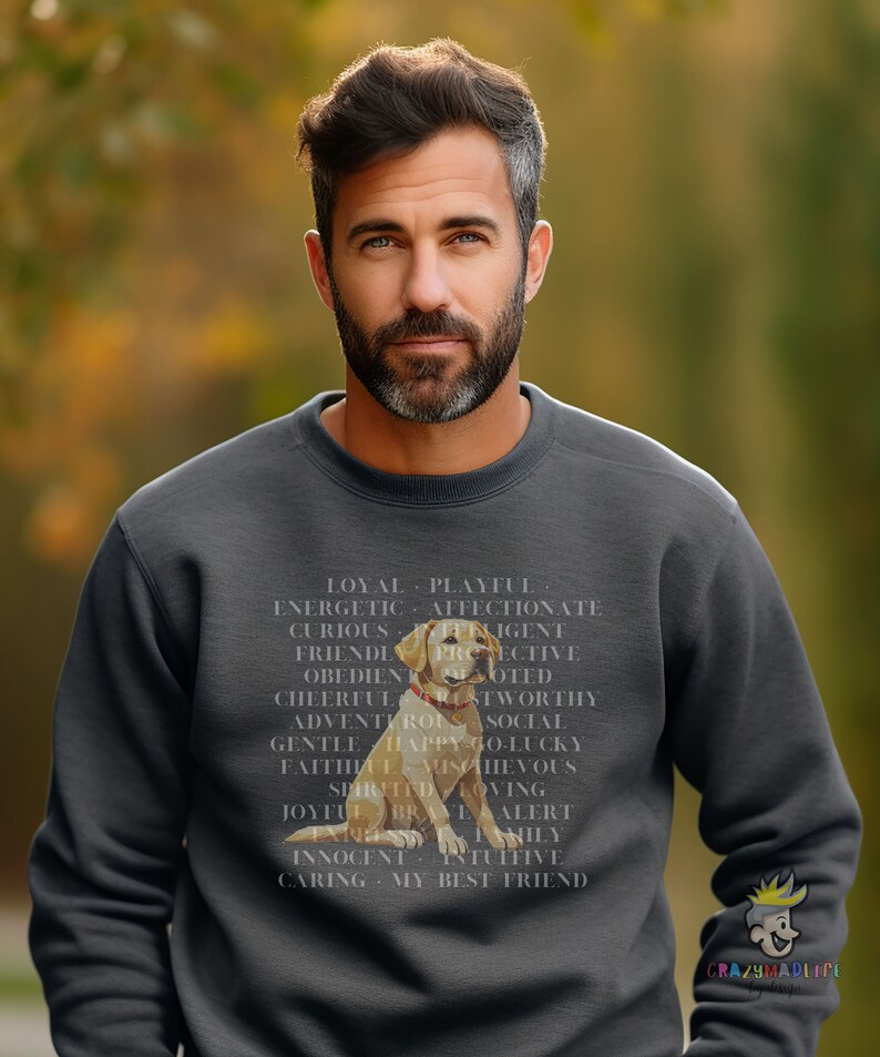 Labrador Gifts for Dog Mom, Yellow Labrador Shirt, Labrador Sweatshirt ...