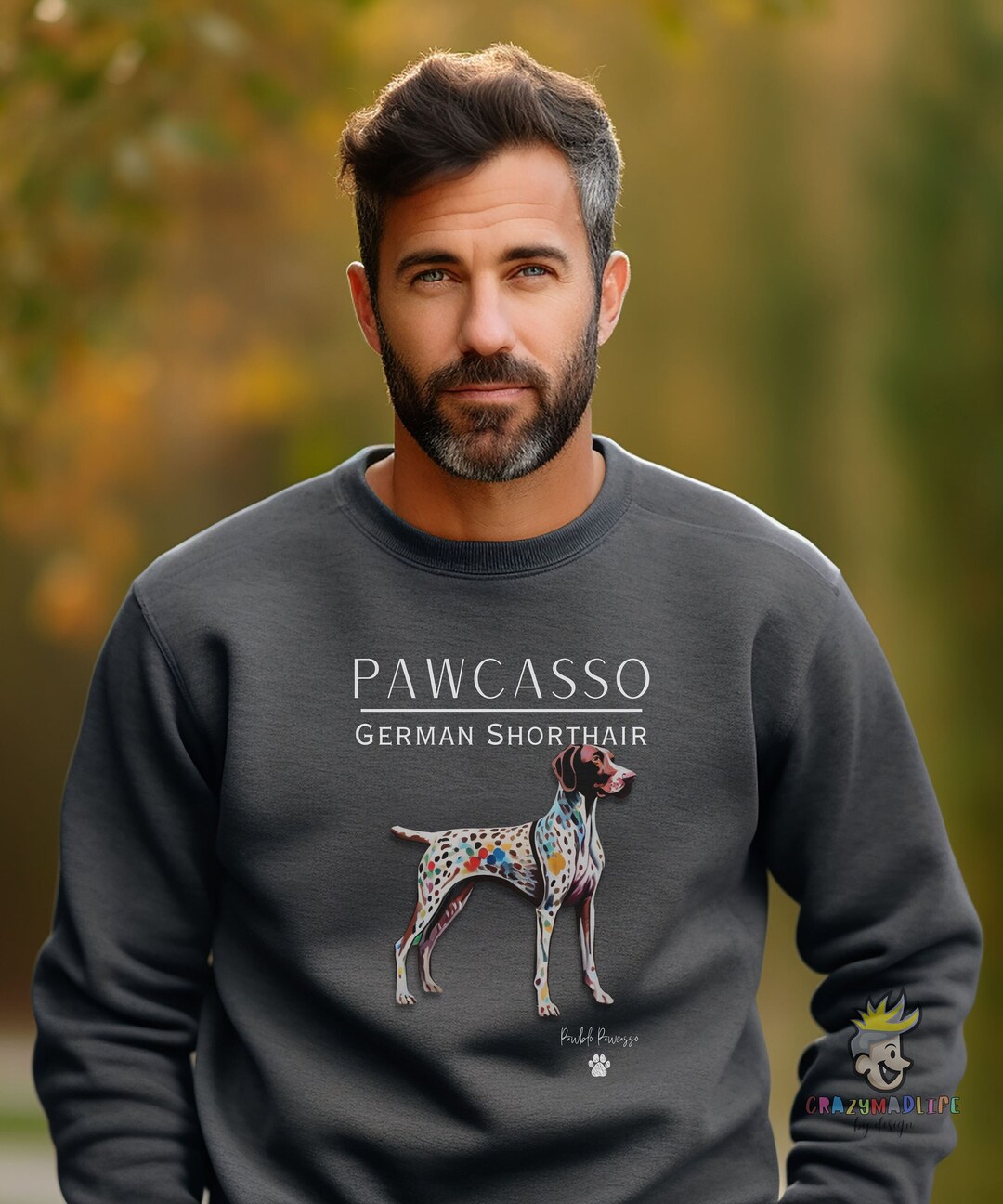 German Shorthaired Pointer Sweatshirt, German Shorthair Pointer Gifts ...