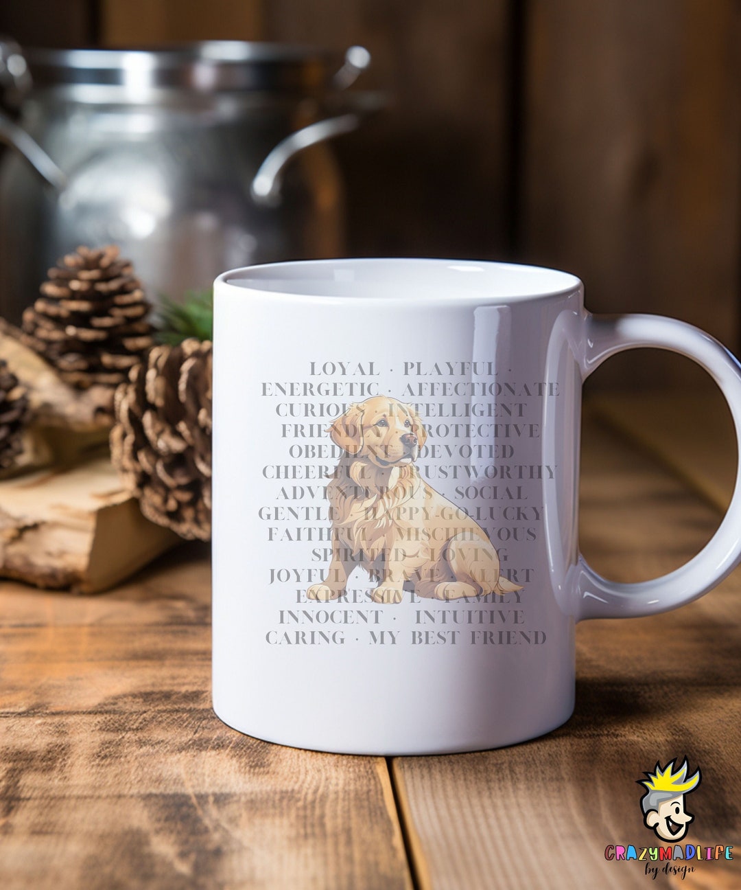 Golden Retriever Gifts, Golden Retriever Mug, Golden Retriever Gift ...