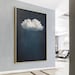 Original White Cloud Textured Wall Art,blue Sky Wall Art,white Cloud ...
