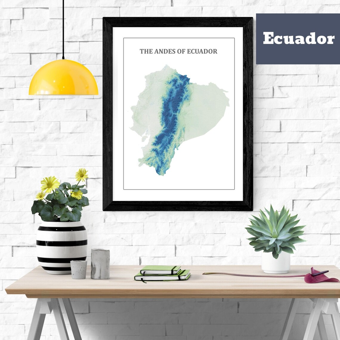 Ecuador Map, Relief Map, the Andes of Ecuador, Printable Ecuador Map ...