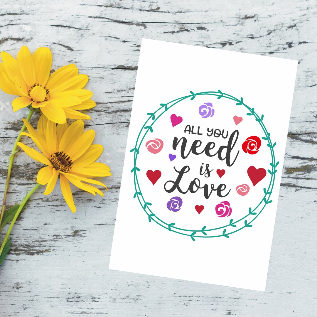 Printable Valentines Card Digital Greeting Card printable Greeting Card ...